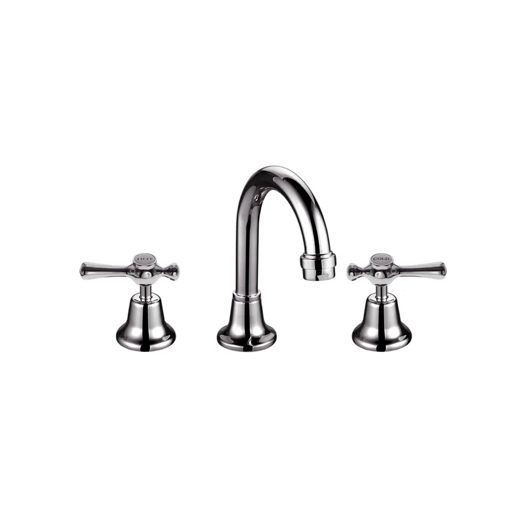 Basin Set Lever Handle EZ Clean C/D Anti Vandal C/P - Plumbers Choice