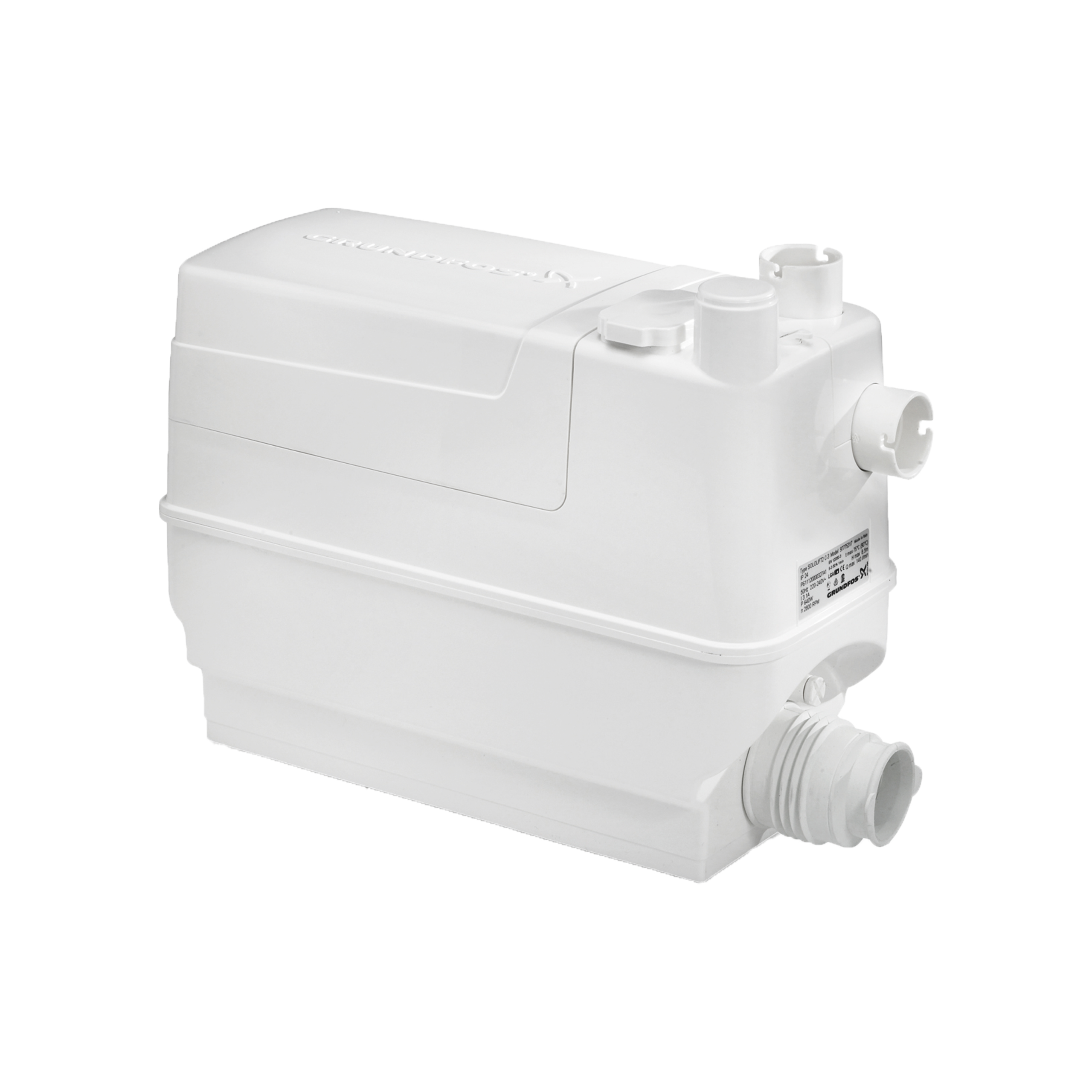 Hyjet Sololift2 HLS C-3 Grey Wastewater Lifting Station Pump - Plumbers ...