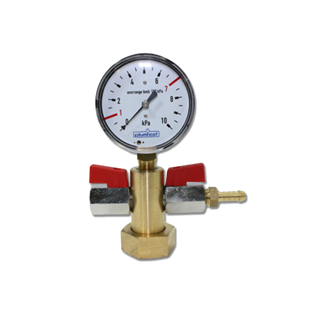Plumtest Dry Manometer 10 Kpa - Plumbers Choice