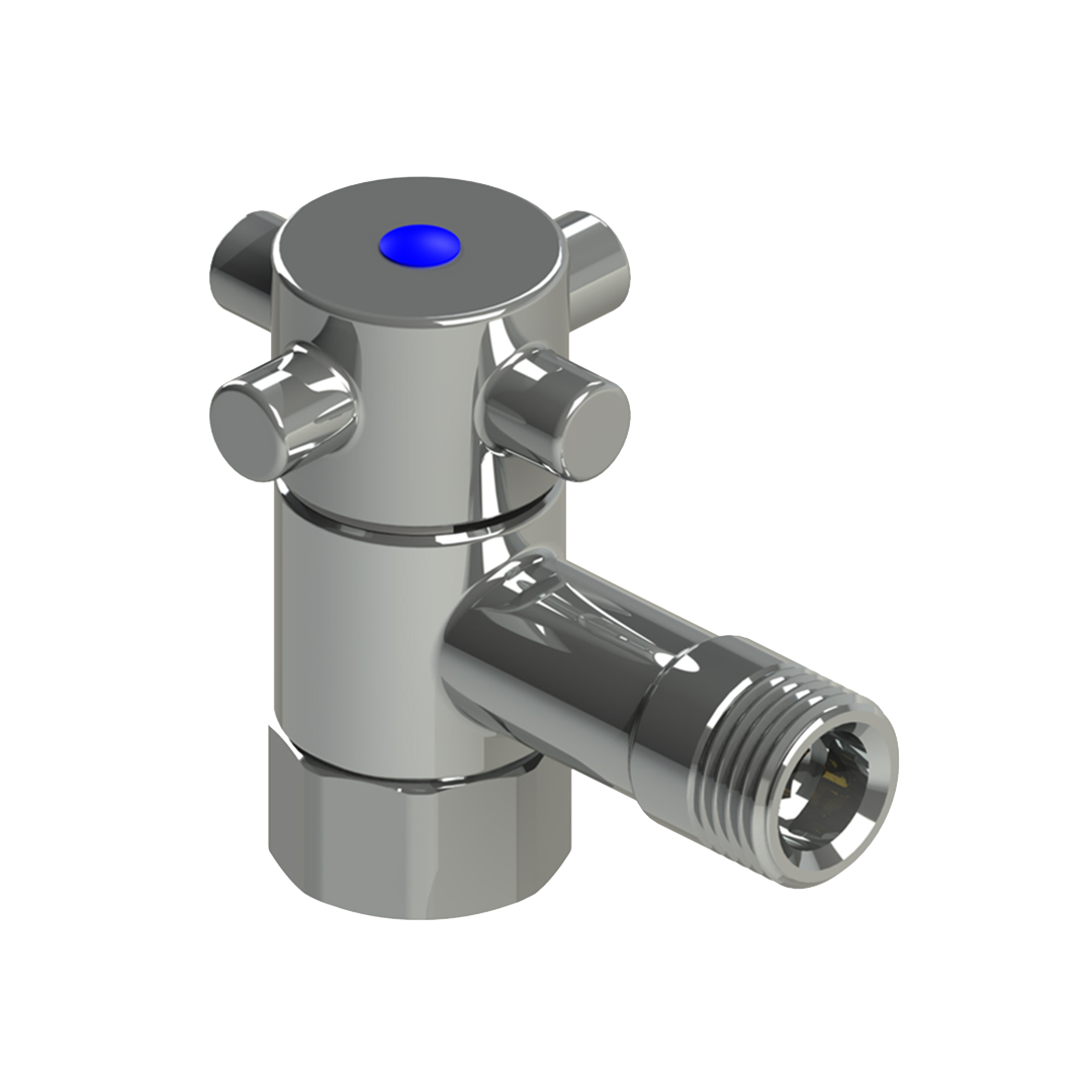 Stop Tap 1/4 Turn 15mm with PLV 350kPa - Plumbers Choice