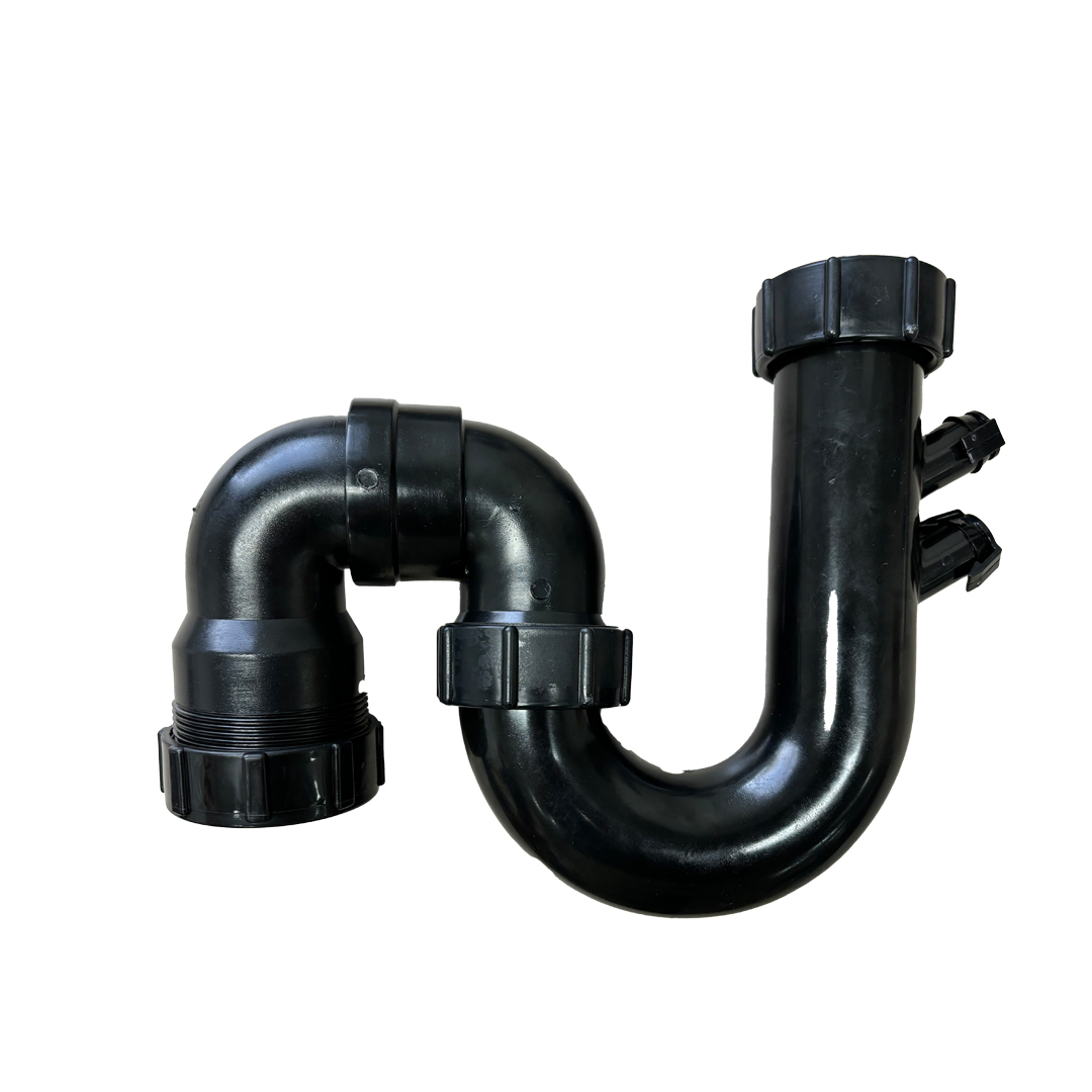 Trap Combo HDPE Black S&P 50mm - Plumbers Choice