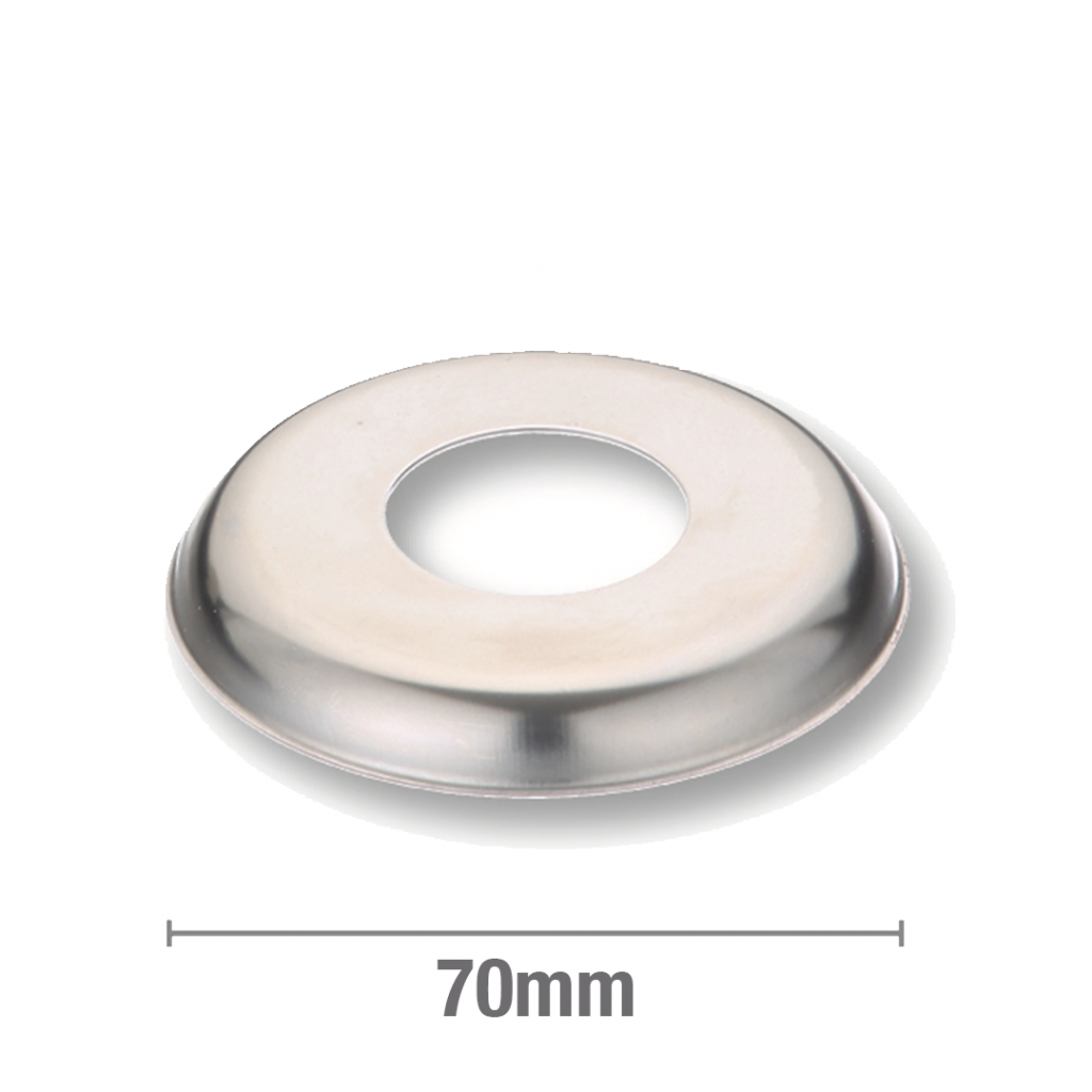 Cover Plate White Plastic 65mm PVC Per 10 - Plumbers Choice