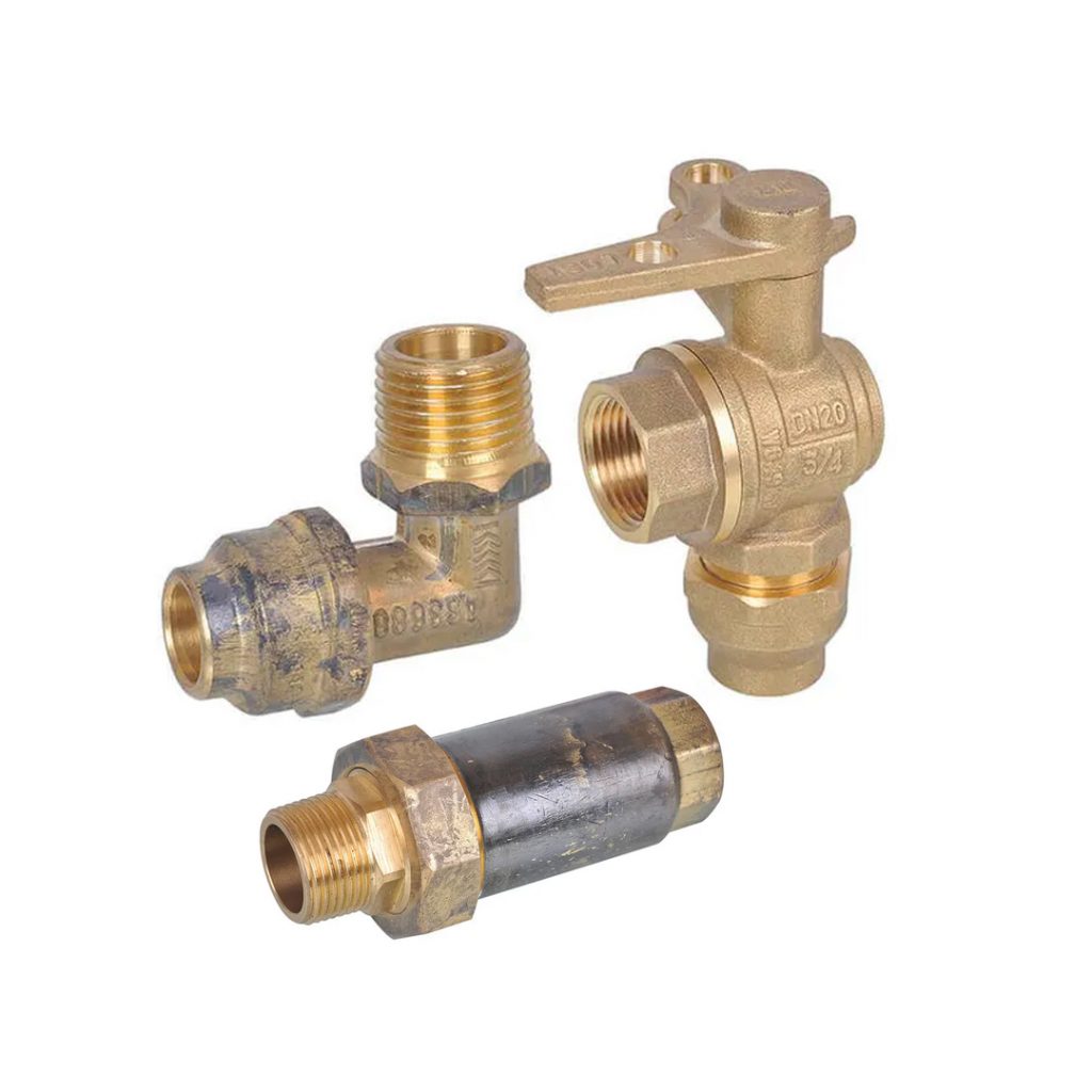 Meter Tapping Kit 20mm Flared Comp ( M&F Dual Check ) - Plumbers Choice