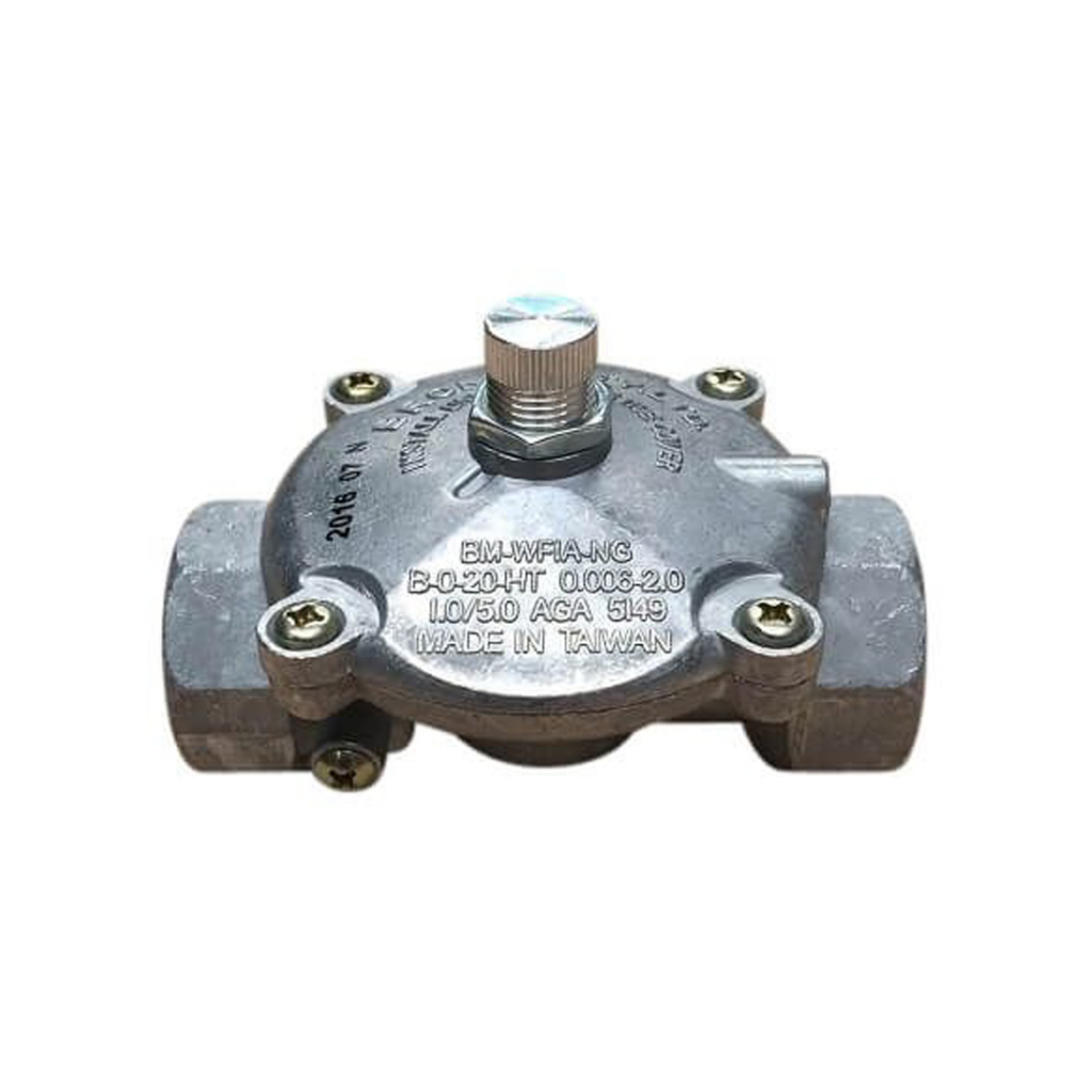 Natural Gas Appliance Regulator 1/2" - Plumbers Choice