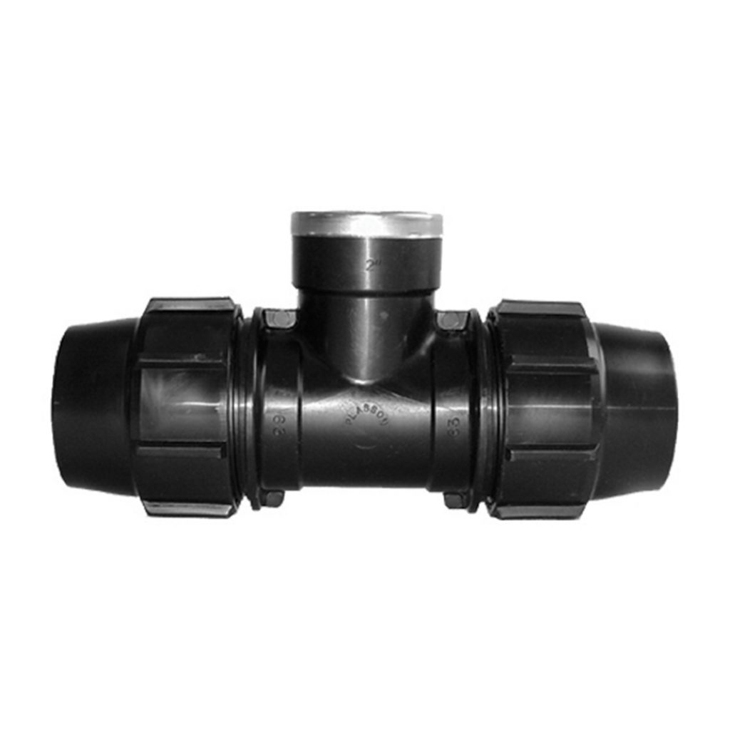 Poly Metric Tee PE-CU 25mm-3/4" - Plumbers Choice