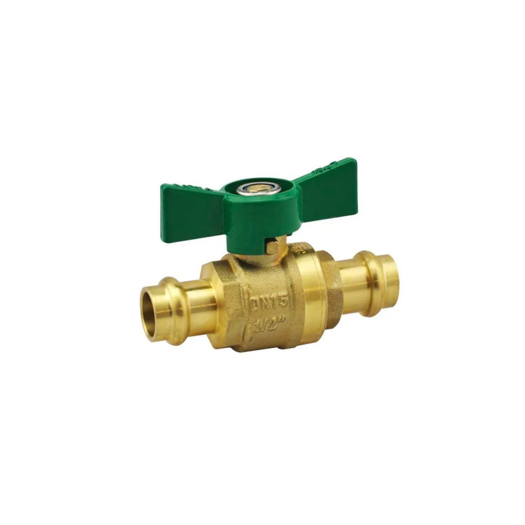 Press Ball Valve B/Fly Handle Water 25mm Socket x Socket - Plumbers Choice