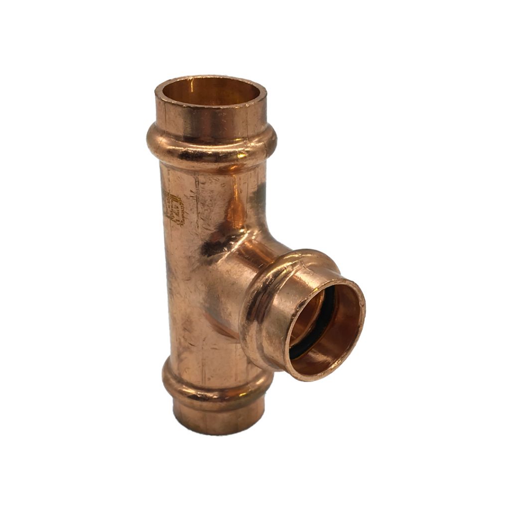 Press Water Tee 32mm - Plumbers Choice