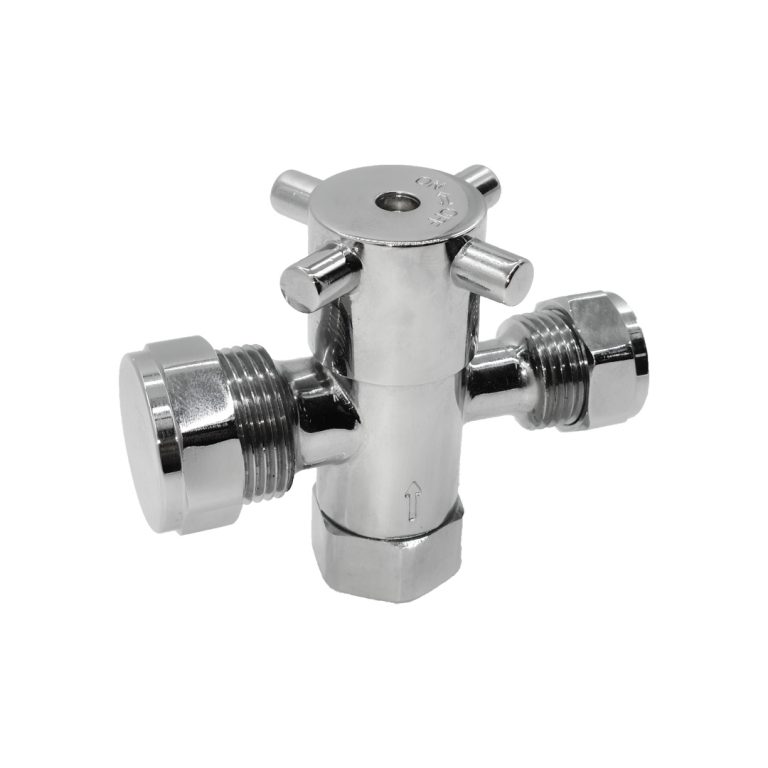Stop Tap Loose Nut Tri Valve - Plumbers Choice